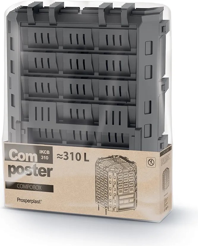 Kompostér COMPOBOXOS 310 l černý