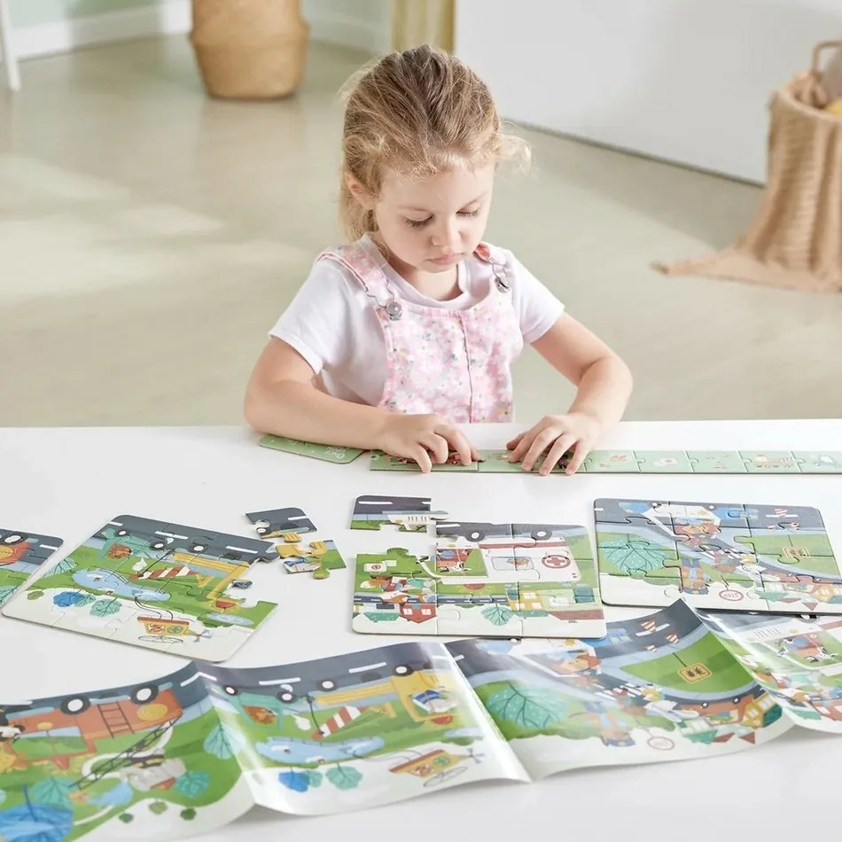 Hape Puzzle - Záchranná vozidla