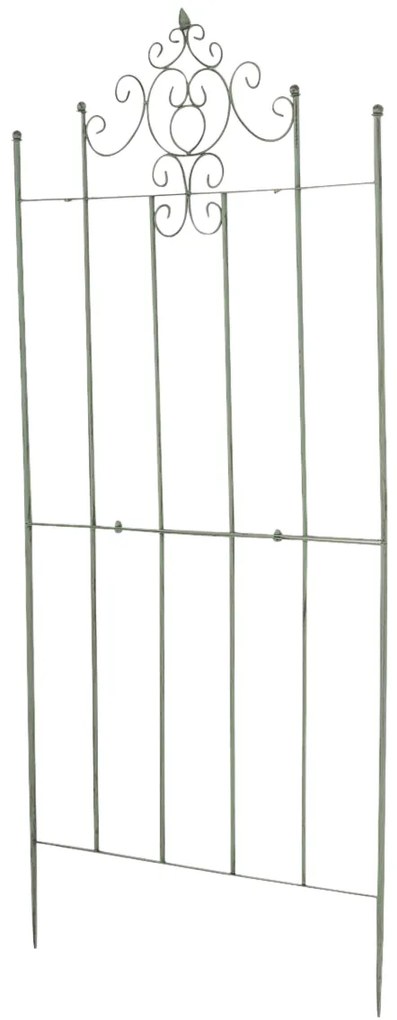 Mřížka na popínavé rostliny Paula - 180 x 85,5 cm - Zelená antik