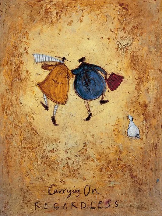 Obraz na plátně - Sam Toft, Carrying on Regardless