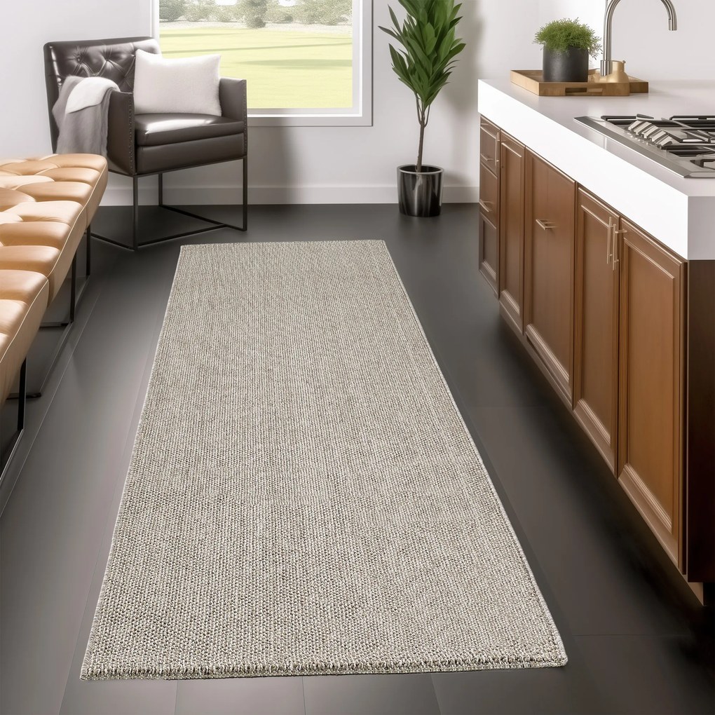 Ayyildiz, Kusový koberec Loom 4300 Brown, 140x200, hnědá, obývací pokoj