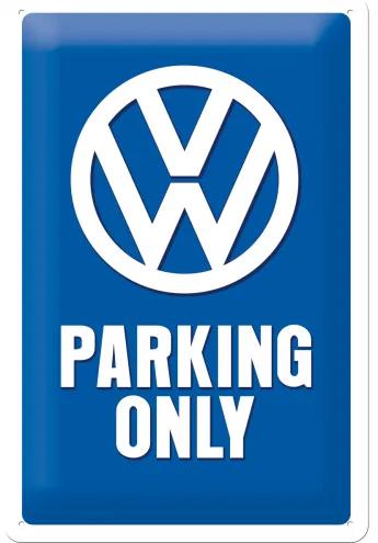 Postershop Plechová cedule: VW Parking Only - 30x20 cm