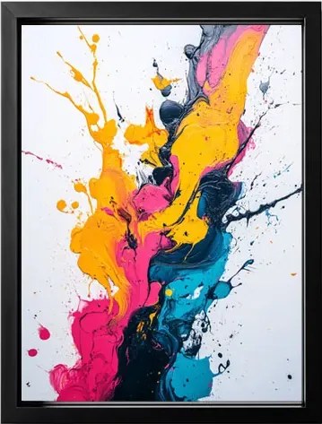 Barevná energie - obraz - Moderní abstrakce plná dynamiky 41 - A4 – 210 × 297 mm - 169 Kč