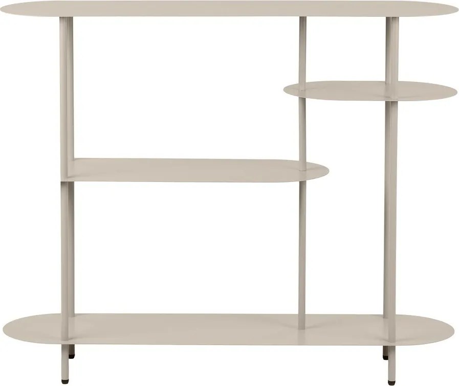 Béžový kovový regál 118x97x31 cm Rieti – House Nordic