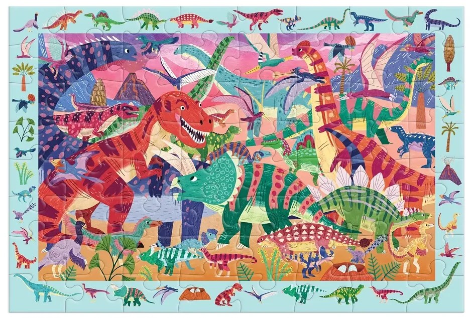 Mudpuppy Puzzle Majestátní dinosauři 64 dílků