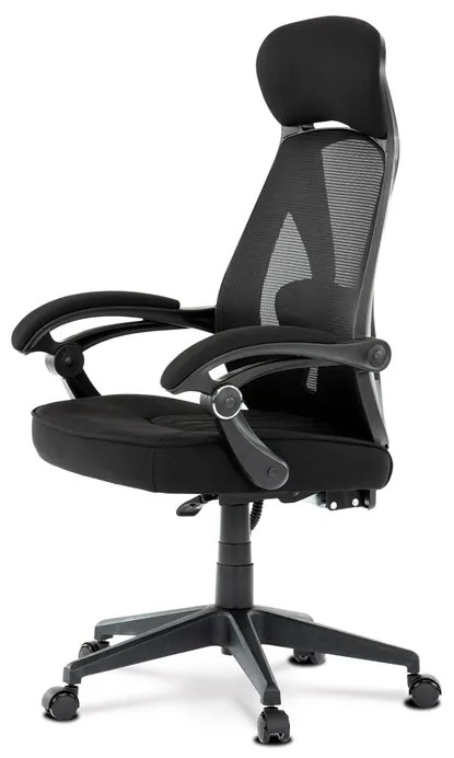 Ergonomická kancelářská židle VIGELTI - černá síťovina Barva: černá