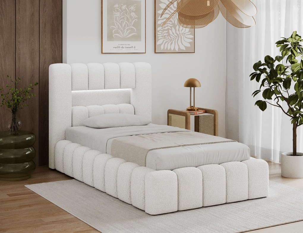 Postel Lamica 90x200 + Dřevěný rám/Standardní zdvih/kontejner
