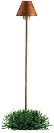 Il Fanale 261.12.OR Fiordo, stojanové svítidlo z mosazi a mědi, 1x48W G9, výška 116cm, IP54