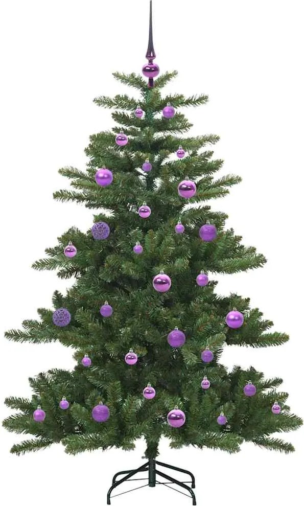 Umělý Skládací Vánoční Strom Zelená 150 cm PVC a ocel 3397659