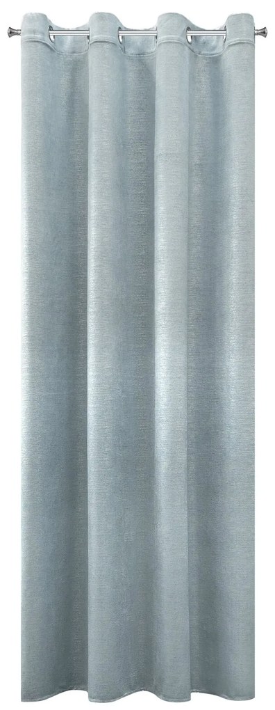 ZATEMŇOVACÍ ZÁVĚS NA KROUŽCÍCH MABEL 140X250 CM BLEDĚMODRÁ