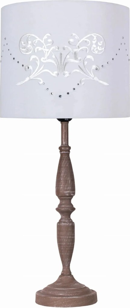 Stolní lampa Candellux Farisa přírodní dřevo