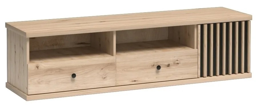 TV stolek Moderno C6 160 cm dub Artisan/černý