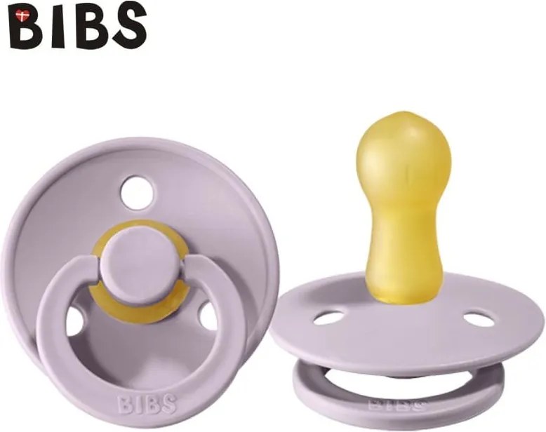 BIBS Dudlík Lilac M – přírodní kaučuk pro miminka (6–12 měs.)