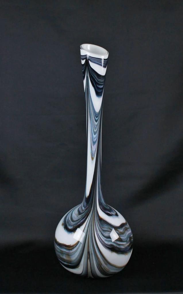 Levné-garnýže.cz - Váza designová Koule střední tmavě duhová 80 cm