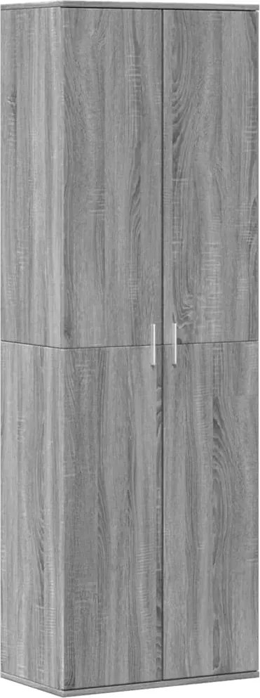 Skříň highboard šedá sonoma 60 x 35 x 180 cm kompozitní dřevo 3276670