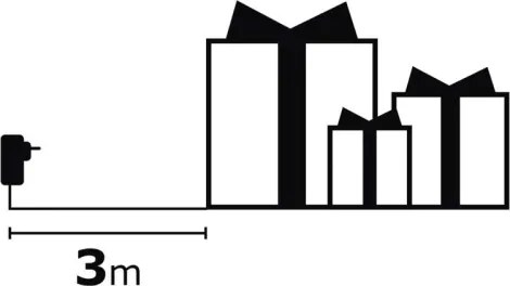 LED dárky EMOS DCFC10 ZY2235 230V studená bílá s časovačem
