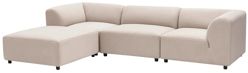 Hanah Home Rohová pohovka ALPHA krémová levá