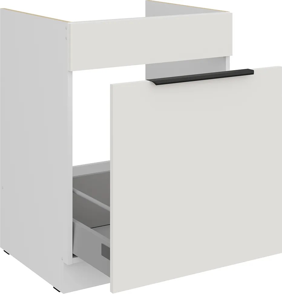 ARIA wh | dolní skříňka 60 ZL 1S dřezová | 60 cm | PREMIUM BOX | bílá
