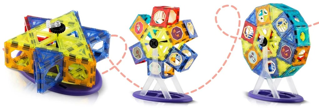 Magnetické bloky s kolotočem RK-769 Ricokids