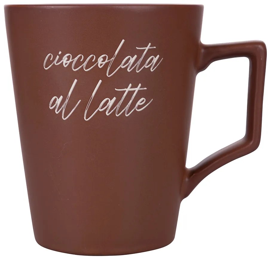 VILLA D’ESTE HOME TIVOLI Sada šálků na kávu CHOCOLATE TAZZA 6 kusů, odstíny hnědé, 300 ml,