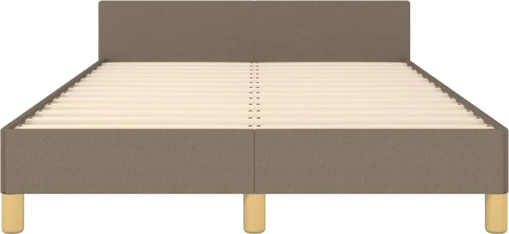 Rám postele bez matrace taupe 120 x 200 cm textil 3125207