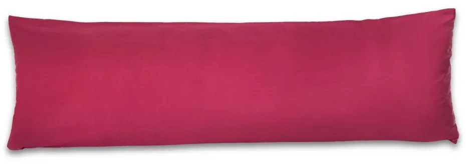 Kvalitex Saténový povlak na relaxační polštář vínový 55x180cm