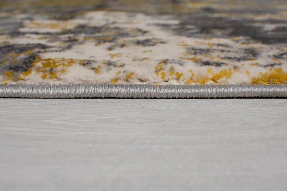 Flair Rugs koberce Kusový koberec Cocktail Wonderlust Grey/Ochre - 80x150 cm