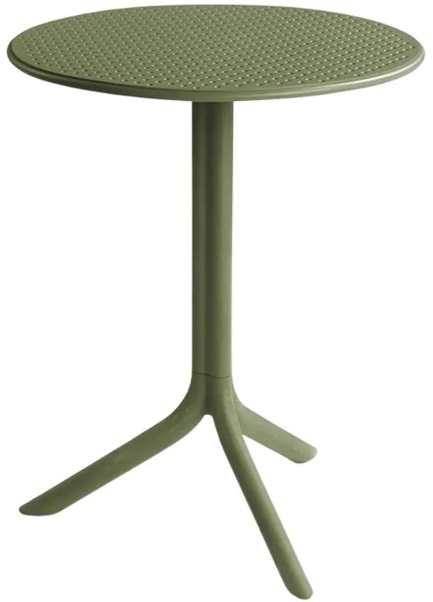 OnaDnes -20% Nardi Zelený plastový zahradní stolek Step 60,5 cm