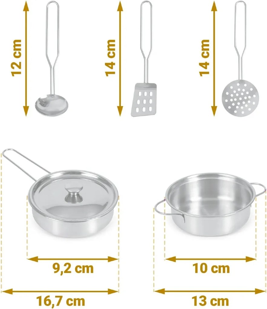 Dětská dřevěná kuchyňka s tabulí | bílá