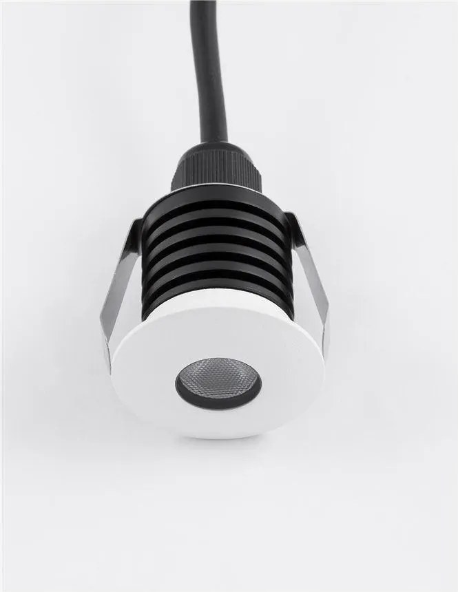 NV 8038401 Venkovní zapuštěné svítidlo do země BANG bílý hliník LED 1W 3V 3000K IP67 - NOVA LUCE
