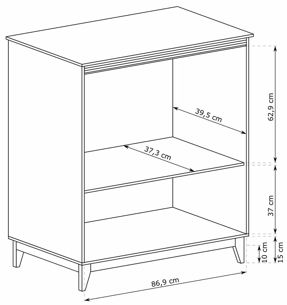 WINDSOR k | komoda W-4 | 92 cm | kašmír