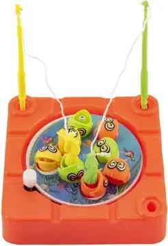 TEDDIES Magnetická hra Rybář / 8 rybiček / 2 pruty