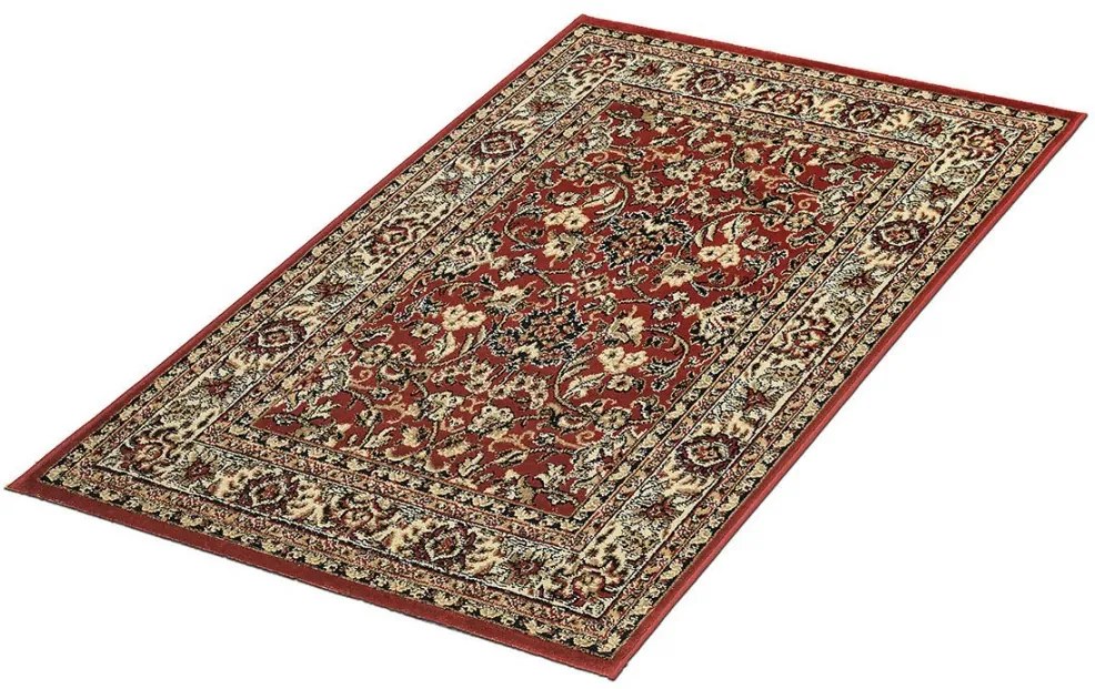 Sintelon, Kusový koberec Teheran Practica 59/CVC, 200x300, červená, chodba / předsíň