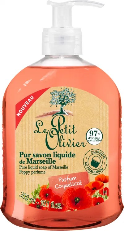 Le Petit Olivier Tekuté mýdlo - Vlčí Mák, 300ml