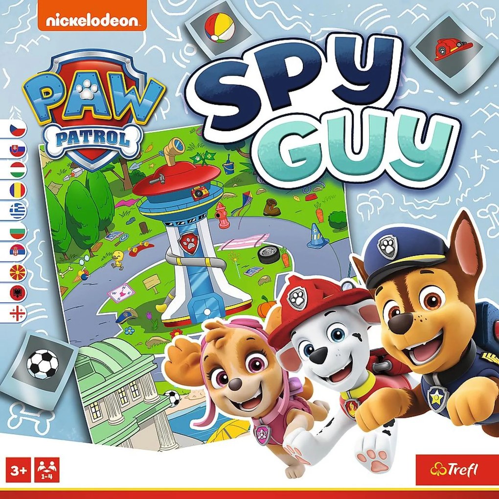 Trefl Spy Guy Lookout! Tlapková patrola/Paw Patrol společenská hra v krabici 26x26x6cm