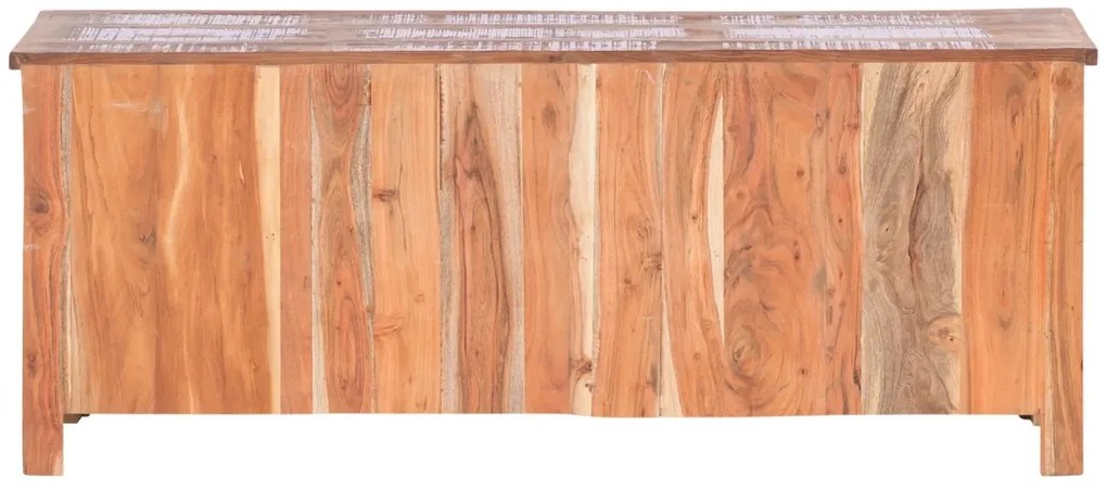 furniture-nabytek.cz - Masivní TV stolek Westhill z recyklovaného dřeva, lakovaný, vícebarevný – 150×50×60 cm