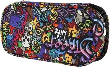PIXIE CREW studentský penál Grafitti malý panel / od 6 let