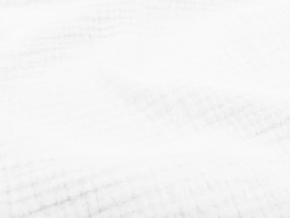 Biante Mušelínový povlak na polštář MSN-010 Bílý 50 x 60 cm