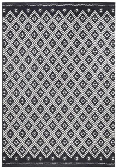 Hans Home | Kusový koberec Capri 102550, černý - 70x140