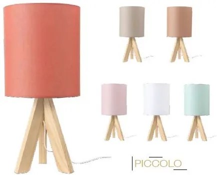 ACA DECOR Stolní lampa PICCOLO, světle hnědá