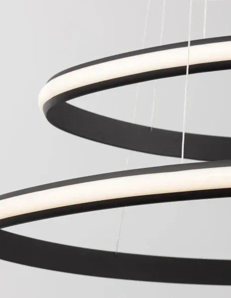 LED lustr Aries 59 černé