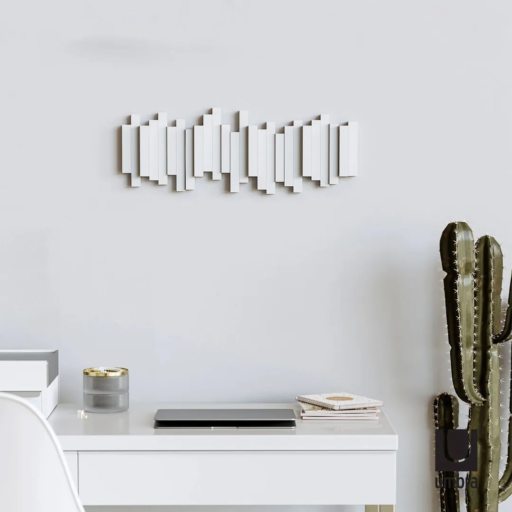 Nástěnný věšák Umbra Sticks | bílý