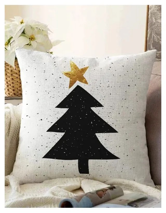 Povlak na polštář s vánočním motivem 43x43 cm – Mila Home
