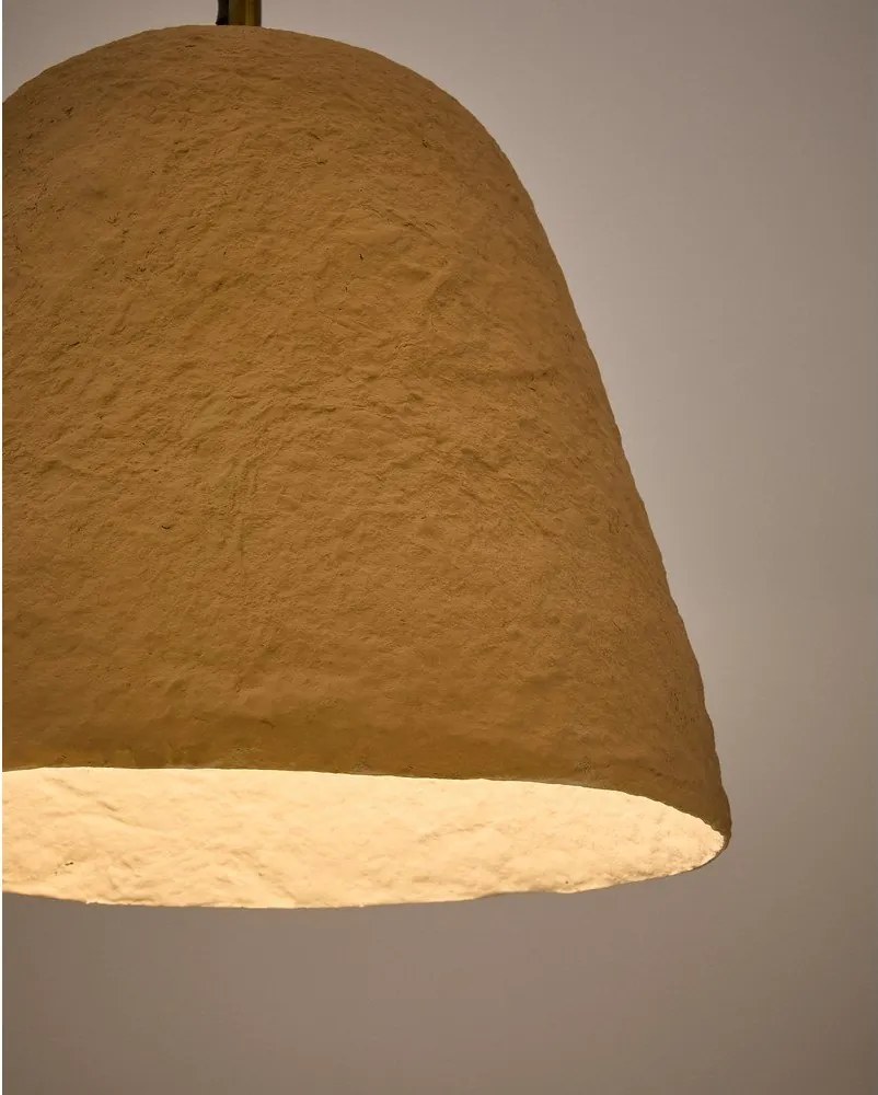 Béžové závěsné svítidlo ø 25 cm Lisora – Kave Home