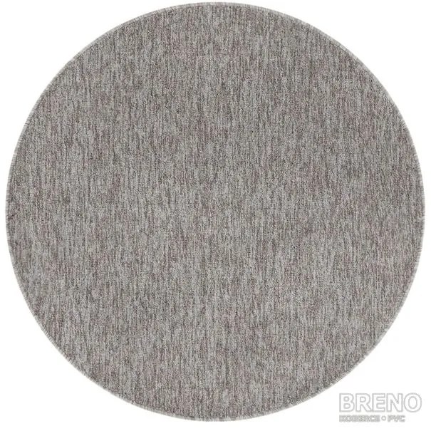 Breno Kusový koberec NIZZA kruh 1800 Light Grey, 120x120 cm, Šedá