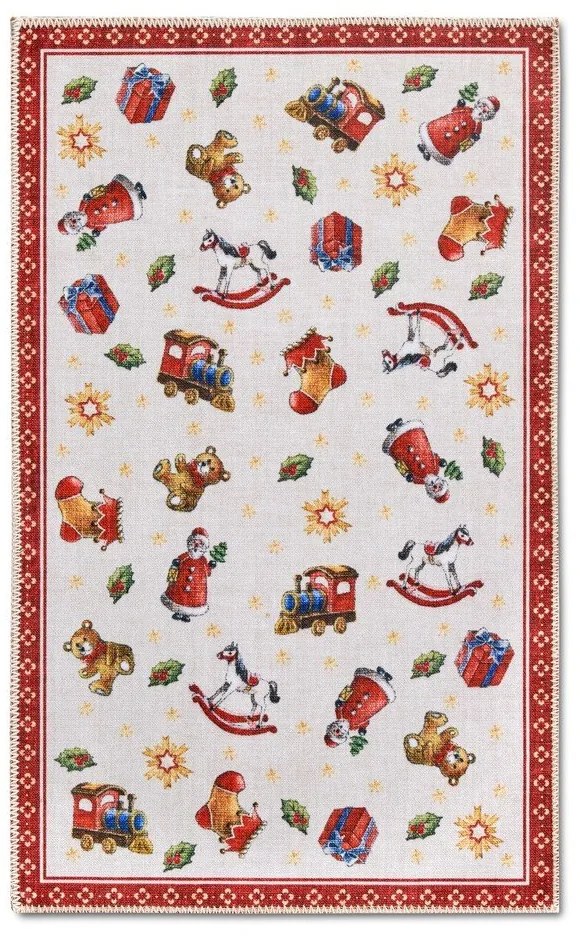 Červený koberec s vánočním motivem 50x80 cm Red Christmas – Villeroy&amp;Boch