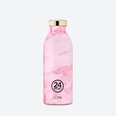 Nerezová termo láhev Clima Marble Pink 500ml 24 Bottles