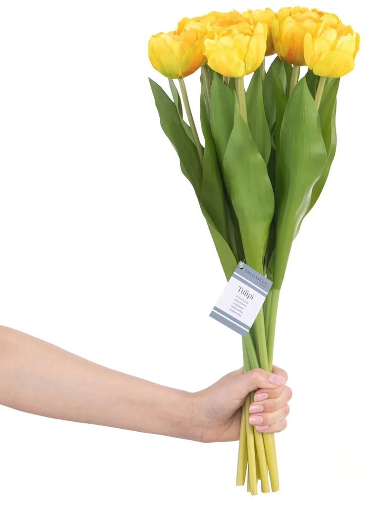 Umělý tulipán Žlutý ANDREA