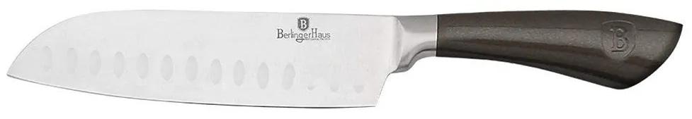 Berlingerhaus nůž Santoku 17,5 cm šedá metalická BH-2347
