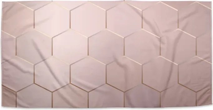 Sablio Ručník Rose gold - 70x140 cm
